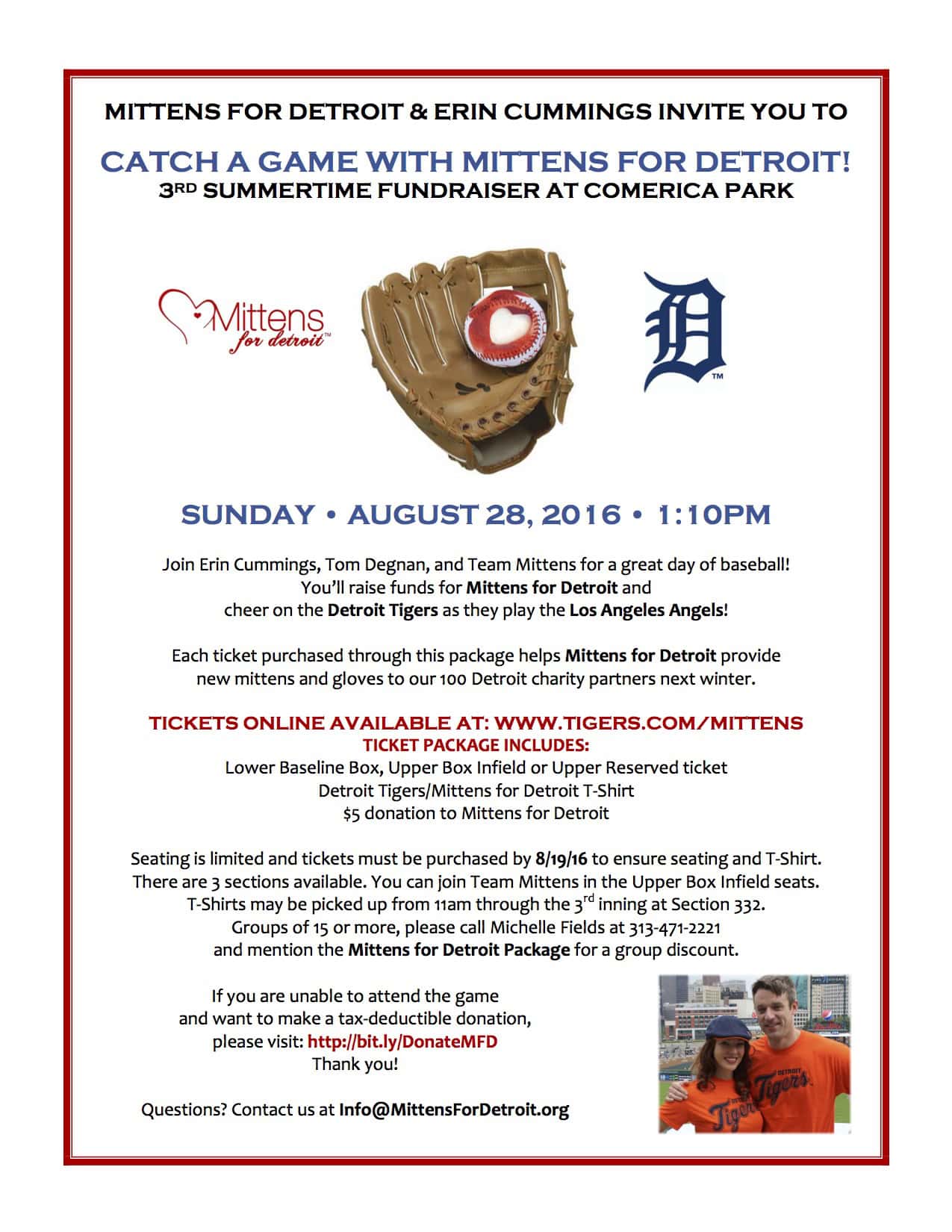 3rdCatchAGame | Mittens for Detroit